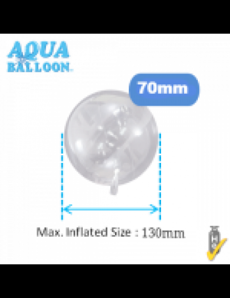 AQUA BALLOON ROUND 70mm 3 pz